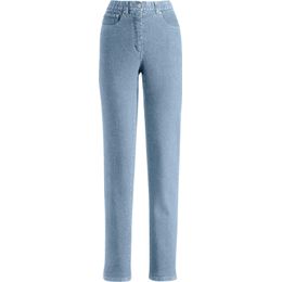 CR&Eacute;ATION L Damen 5-Pocket-Jeans mit innenliegendem Dehnbund blue-bleached Gr&ouml;&szlig;e 42