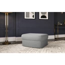 Sit & More Polsterhocker SIT & MORE "Jazz", grau, B:84cm H:43cm T:70cm, 100% Polyester, Hocker, Polsterhocker
