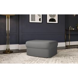 Sit & More Polsterhocker SIT & MORE "Jazz", grau (stone), B:84cm H:43cm T:70cm, 100% Polyester, Hocker, Polsterhocker