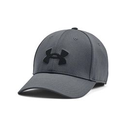 Baseball Cap Under Armour "MEN'S UA BLITZING ADJ", Herren, Gr. - (56/60), grau, Kunstfaser, Caps, leichtes Material, verstellbarer Verschluss