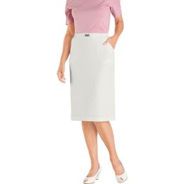 CR&Eacute;ATION L Damen Schlupfrock in Leinen-Optik ecru Gr&ouml;&szlig;e 40