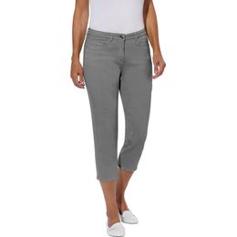 CR&Eacute;ATION L Damen 3/4-Jeans mit B&auml;ndchen-Verzierung light grey-denim Gr&ouml;&szlig;e 52