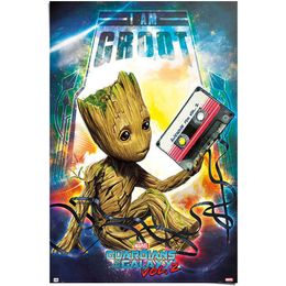 Poster Reinders "Guardians Of The Galaxy - Vol 2", bunt (farbe bild(er): bunt), B:61cm H:91,5cm T:0,1cm, Papier, Bilder, Poster