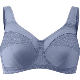 CR&Eacute;ATION L Damen Sport-BH ohne B&uuml;gel taubenblau Gr&ouml;&szlig;e 90D