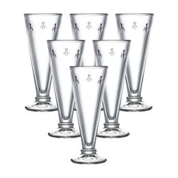 Sektglas LA ROCH&Egrave;RE FRANCE "Sektgl&auml;ser Biene Abeille 150 ml 6er Set transparent", bunt (transparent), 6 tlg., Glas, Trinkgef&auml;&szlig;e