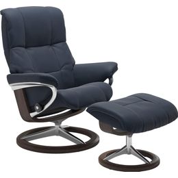 Relaxsessel stressless "Mayfair", blau (oxford blau paloma), B:83cm H:102cm T:74cm, Leder BATICK: BATICK ist ein leicht korrigiertes, durchgef&auml;rbtes und genarbtes M&ouml;belleder, bei dem die meisten Unebenheiten und Spuren in der Regel entfernt wurden.;Leder PALOMA: PALOMA ist ein durchgef&auml;rbtes Semianilin-M&ouml;belleder mit nat&uuml;rlicher Narbung.;ROHLEDER Stoff Q2 FARON: Ein fester zuverl&auml;ssiger Boucl&eacute; mit