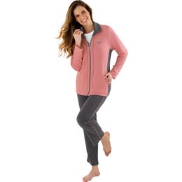 feel good Damen Hausanzug flamingo-anthrazit Gr&ouml;&szlig;e 44/46
