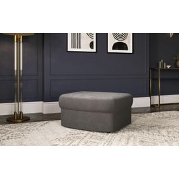 Sit & More Polsterhocker SIT & MORE "Jazz", braun (schlamm), B:84cm H:43cm T:70cm, 100% Polyester, Hocker, Polsterhocker