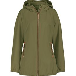 CR&Eacute;ATION L Damen &Uuml;bergangsjacke in Microfaser-Qualit&auml;t oliv Gr&ouml;&szlig;e 46