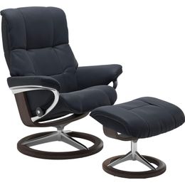 Relaxsessel stressless "Mayfair", blau (shadow blau paloma), B:83cm H:102cm T:74cm, Leder BATICK: BATICK ist ein leicht korrigiertes, durchgef&auml;rbtes und genarbtes M&ouml;belleder, bei dem die meisten Unebenheiten und Spuren in der Regel entfernt wurden.;Leder PALOMA: PALOMA ist ein durchgef&auml;rbtes Semianilin-M&ouml;belleder mit nat&uuml;rlicher Narbung.;ROHLEDER Stoff Q2 FARON: Ein fester zuverl&auml;ssiger Boucl&eacute; mit