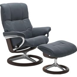 Relaxsessel stressless "Mayfair", blau (atlantic blau batick), B:79cm H:102cm T:73cm, Leder BATICK: BATICK ist ein leicht korrigiertes, durchgef&auml;rbtes und genarbtes M&ouml;belleder, bei dem die meisten Unebenheiten und Spuren in der Regel entfernt wurden.;Leder PALOMA: PALOMA ist ein durchgef&auml;rbtes Semianilin-M&ouml;belleder mit nat&uuml;rlicher Narbung.;ROHLEDER Stoff Q2 FARON: Ein fester zuverl&auml;ssiger Boucl&eacute; m