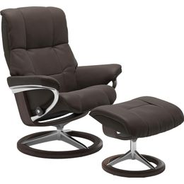 Relaxsessel stressless "Mayfair", braun (braun batick), B:83cm H:102cm T:74cm, Leder BATICK: BATICK ist ein leicht korrigiertes, durchgef&auml;rbtes und genarbtes M&ouml;belleder, bei dem die meisten Unebenheiten und Spuren in der Regel entfernt wurden.;Leder PALOMA: PALOMA ist ein durchgef&auml;rbtes Semianilin-M&ouml;belleder mit nat&uuml;rlicher Narbung.;ROHLEDER Stoff Q2 FARON: Ein fester zuverl&auml;ssiger Boucl&eacute; mit eine