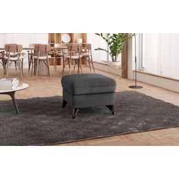 Sit & More Polsterhocker SIT & MORE "Astoria", grau (anthrazit), B:63cm H:48cm T:74cm, 100% Polyester, Hocker, Polsterhocker, Passend zur "Astoria"-Serie