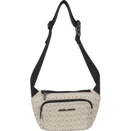 Bauchtasche Karl Kani "Karl Kani Kk Retro Kani Monogram Aop Crossbody Bag light", Gr. onesize, sand, sand, Polyester, Taschen