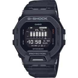 Smartwatch Casio G-SHOCK "GBD-200-1ER", schwarz (schwarz, grau, schwarz), Smartwatches, Herren, Smartwatch, Armbanduhr, Herren,Bluetooth,Schrittz&auml;hler,bis 20bar wasserd.,digital