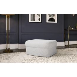 Sit & More Polsterhocker SIT & MORE "Jazz", beige, B:84cm H:43cm T:70cm, 100% Polyester, Hocker, Polsterhocker