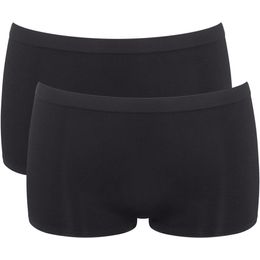 Panty Sloggi "GO Sense", Damen, Gr. S, schwarz, Single Jersey, Obermaterial: 89% Modal, 11% Elasthan, Unterhosen Panty, Santoni Rundstrick
