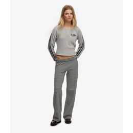 Superdry Damen Athletic Essentials Jogginghose mit Umschlagbund White - Gr&ouml;&szlig;e: 44 2123531100275D4F025