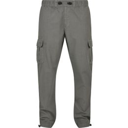 Cargohose Urban Classics "Urban Classics Herren Ripstop Cargo Pants", Damen, Gr. M, US-Gr&ouml;&szlig;en, asphalt, 100% Baumwolle, unifarben, normal, Hosen Cargohose