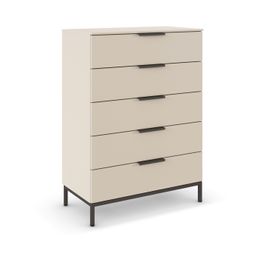 Rauch Kommode &raquo;Flipp&laquo; mit Fu&szlig;gestell - 80x42x111cm - beige - Holz / Holz