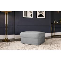 Sit & More Polsterhocker SIT & MORE "Jazz", grau, B:84cm H:43cm T:70cm, 95% Polyester 5% Polyamid, Hocker, Polsterhocker