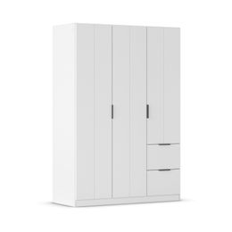 Rauch Kleiderschrank &raquo;Ella&laquo; - 136x54x197cm - wei&szlig; - Holz / Holz