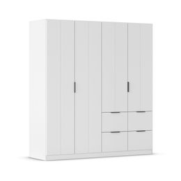 Rauch Kleiderschrank &raquo;Ella&laquo; - 181x56x197cm - wei&szlig; - Holz / Holz