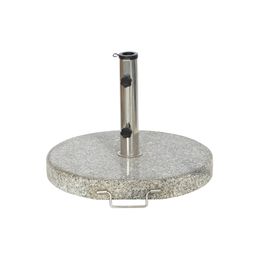 siena GARDEN Schirmst&auml;nder f&uuml;r Schirmmast mit &Oslash; 48 mm Granit &Oslash; 50 x 5,5 cm