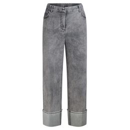 SAMOON - Kn&ouml;chellange Jeans, denim, Gr. 42 / M - Baumwolle
