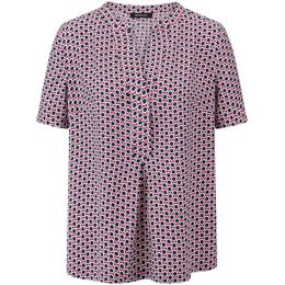 Peter Hahn - Bluse mit V-&Ouml;ffnung, rot, Gr. 44 / L