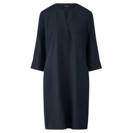 Peter Hahn - Kleid mit Rundhals-Ausschnitt, blau, Gr. 50 / XL - Lyocell