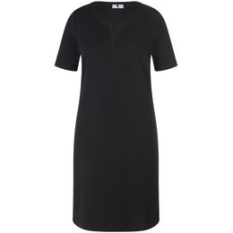 Anna Aura - Jersey-Kleid, schwarz, Gr. 52 / XXL - Baumwolle