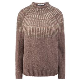 Peter Hahn - Pullover mit Stehkragen, braun, Gr. 38 / S