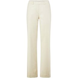 Peter Hahn Brax - Wide Fit-Jeans Modell Pam Flared, weiss, Gr. 24 - Baumwolle