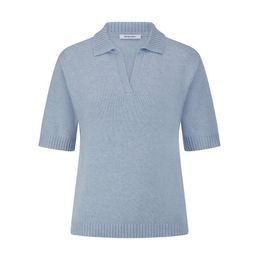 Peter Hahn - Pullover mit Polokragen, blau, Gr. 36 / S