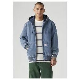 Levi's Jeansjacke LEVI'S, Herren, Gr. XL, get involved, Denim/Jeans, Obermaterial: 100% Baumwolle, unifarben, regular fit taillenbedeckt, Rippb&uuml;ndchen, Jacken Jeansjacke, mit Kapuze