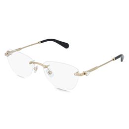 Swarovski 0SK1035D Brille Damen | Fassung: Randlos, Oval, Gold Hell