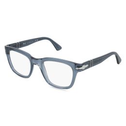 Persol 0PO3389V CECIL Brille Unisex | Fassung: Vollrand, Quadratisch, Blau Transparent