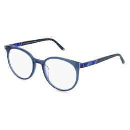 Jaguar J1528 Brille Herren | Fassung: Vollrand, Rund, Blau Aubergine