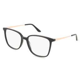 Fielmann ABC 098 FLEX FA NATASCHA Brille Damen | Fassung: Vollrand, Quadratisch, Schwarz Rosegold
