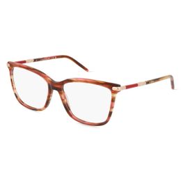 Longchamp LO2726 Brille Unisex | Fassung: Vollrand, Quadratisch, Braun Gestreift