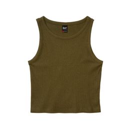 Brandit Women Tanktop Ela, Rip cropped Top oliv in M 44011/15001