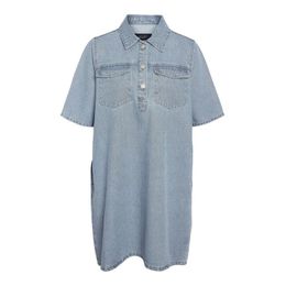 Noisy may NMINDIE S/S SHORT DRESS AZ425LB NOOS Kurzes Kleid blau in XS 27036565 B-12 LIGHT BLUE DENIM