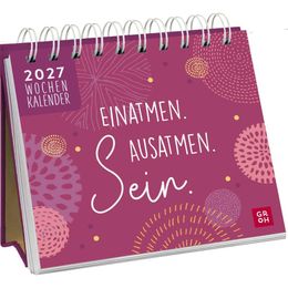 Mini-Wochenkalender 2027: Einatmen. Ausatmen. Sein.