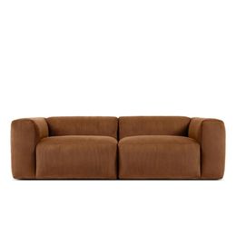 KONSIMO Einzelsofa Buffo orange Ma&szlig;e (cm): B: 250 H: 73 Sofas > Sofas nach Material > Stoffsofas &raquo; Sofa DE