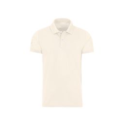 Poloshirt TRIGEMA "TRIGEMA Slim Fit Poloshirt aus DELUXE-Piqu&eacute;", Damen, Gr. M, natur, Piqu&eacute;, 100% Baumwolle, Basic, normal, ohne Ausschnitt, Shirts Poloshirt