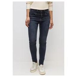 Slim-fit-Jeans Street One, Damen, Gr. 36, L&auml;nge 30, blau schwarz washed, Jeans, 99% Baumwolle, 1% Elasthan, unifarben, lang, Jeans Slim-fit-Jeans, 5-Pocket-Style