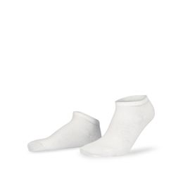 Sneakersocken Hudson "ONLY 2-PACK", Herren, Gr. 39-42, wei&szlig;, Baumwollmischung, normal, Socken Sneakersocken, Komfortbund mit weitem Fu&szlig;ausschnitt