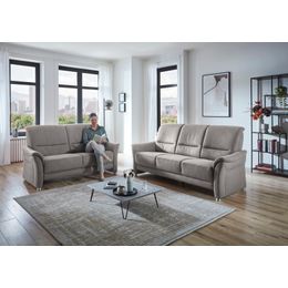 2,5-Sitzer DIE PLANBAR "PP-PF23182", grau, B:172cm H:96cm T:93cm, 100% Polyester, Sofas, 2 5-Sitzer, Federkernpolsterung, wahlweise mit Stauraum