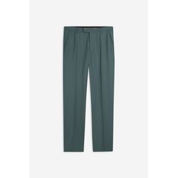 B&uuml;gelfaltenhose Cinque "CIMONOPOLI-H", Herren, Gr. 102, S-Gr, gr&uuml;n, Web, Obermaterial: 53% Polyester, 43% Schurwolle, 4% Elasthan, unifarben, slim fit lang, Hosen B&uuml;gelfaltenhose, mit Logopr&auml;gung